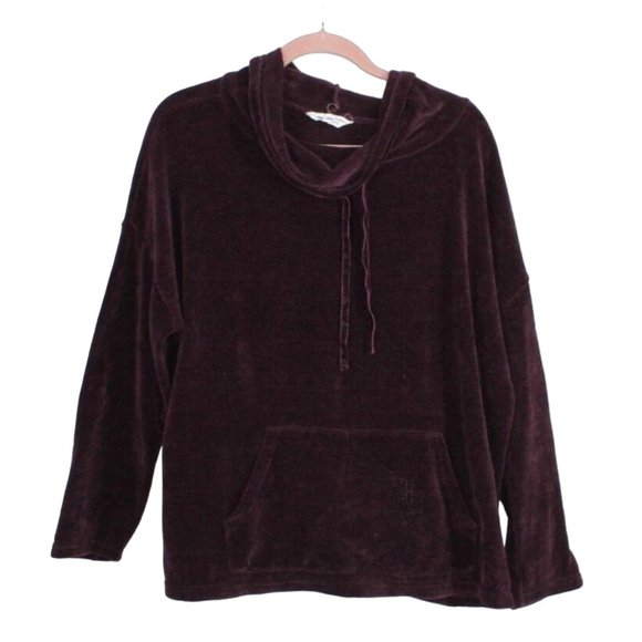 Spring & Mercer | Sweaters | Spring Mercer Purple 0 Polyester Cowl Neck ...
